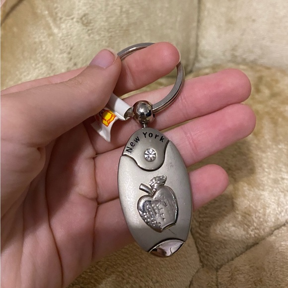Accessories | New York City Big Apple Silver Key Chain | Poshmark